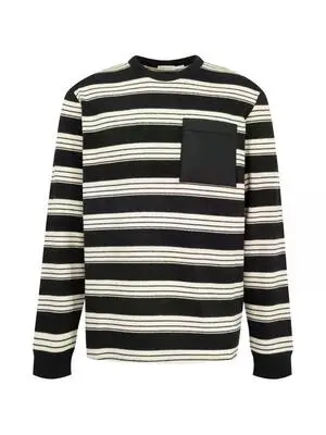 Moncler Striped Chest-pocket T-shirt