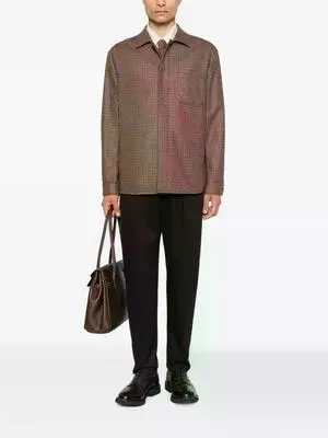 Eleventy Houndstooth-patterned Jacket