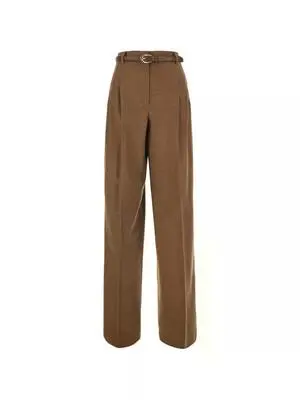 Max Mara Belted Pleated Trousers