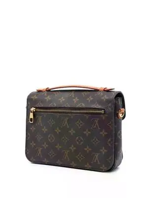 LOUIS VUITTON 2018 Monogram Pochette Metis Satchel - Brown