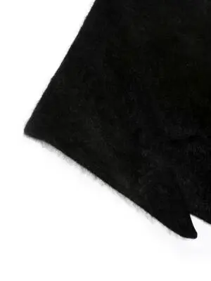 Soft Goat Fuzzy Triangular Scarf