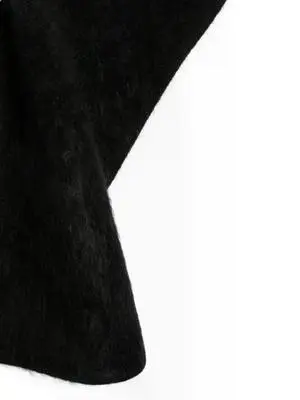 Soft Goat Fuzzy Triangular Scarf