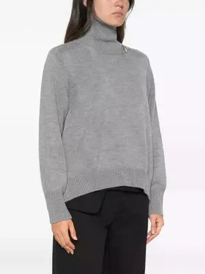 Fabiana Filippi Embellished High-neck Sweater