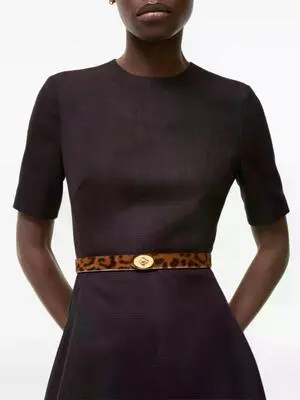 Burberry Leopard-print Cotswolds Belt