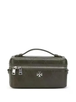 Tory Burch Charlie Quilted Leather Bag - Green