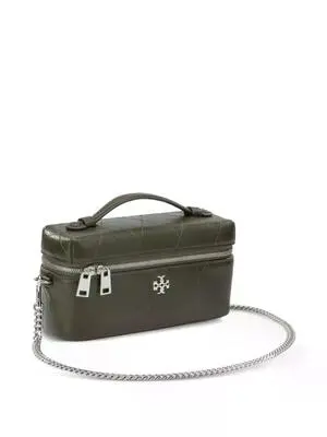 Tory Burch Charlie Quilted Leather Bag - Green