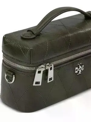Tory Burch Charlie Quilted Leather Bag - Green