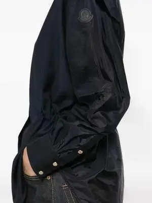Moncler Drawstring-waist Panelled Shirt
