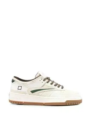 D.a.t.e. Torneo Panelled Leather Sneakers - Neutrals