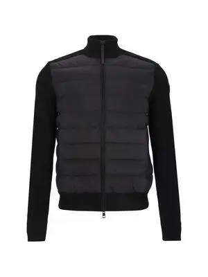 Moncler Quilted Panelled Cardigan