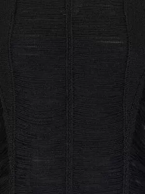Attico Distressed-knit Mini Dress