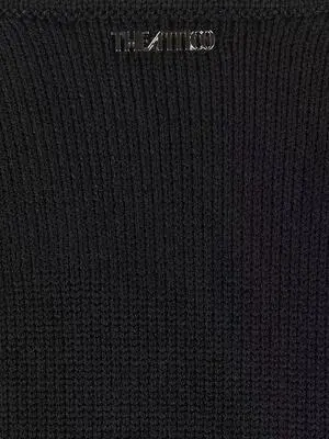 Attico Distressed-knit Mini Dress