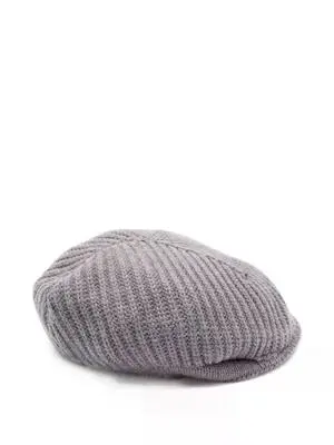 Altea Ribbed-knit Wool Flat Beret