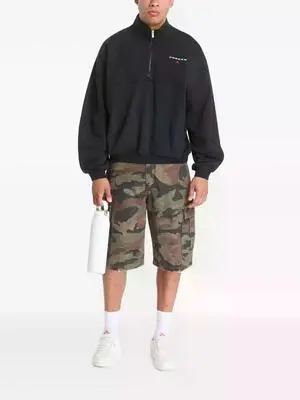 JORDAN Flight Fleece Half-zip Sweatshirt - Black