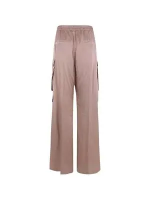 Rick Owens Cargobelas Drawstring-waist Wide-leg Cargo Pants