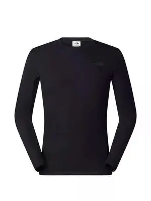 The North Face Logo-print Long-sleeve T-shirt - Black