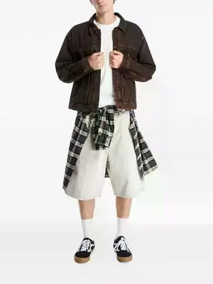 VANS Faded-effect Denim Trucker Jacket - Brown
