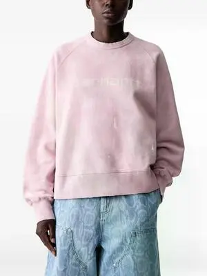 Carhartt Work In Progress Painter Logo-print Raglan-sleeve Sweater