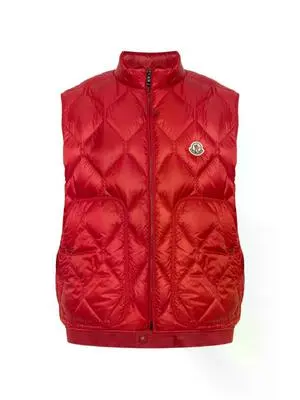 Moncler Quilted Logo-patch Puffer Vest