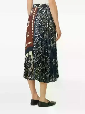 Max Mara Plissé-effect Pleated Midi Skirt