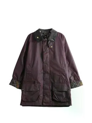 Barbour Beaufort Tartan-trim Jacket - Brown