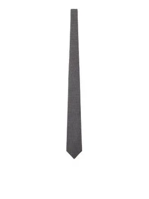 TOM FORD Geometric-pattern Silk Tie