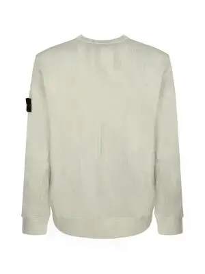 Stone Island 6100017 Organic Cotton Interlock Regular-fit Crew-neck Sweatshirt