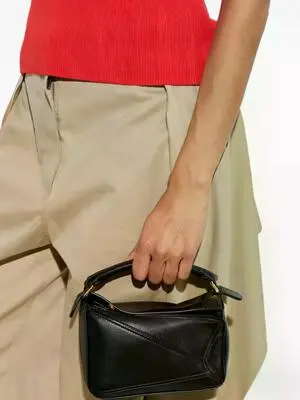 Loewe Mini Puzzle Leather Tote Bag