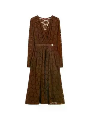 Max Mara Belted Midi Dress