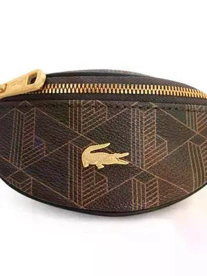 Lacoste Monogram-print Logo-plaque Coin Purse