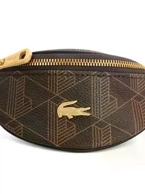 Lacoste Monogram-print Logo Plaque Coin Purse