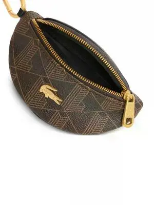 Lacoste Monogram-print Logo Plaque Coin Purse