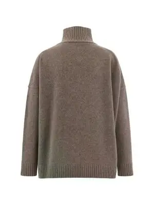 Max Mara Turtleneck Drop-shoulder Sweater