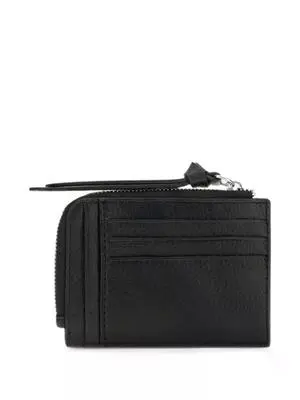 VIVIENNE WESTWOOD Orb Plaque Leather Card Holder - Black