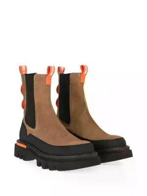 Woolrich X Todd Snyder Suede Panelled Boots