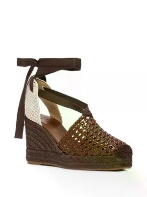 Max Mara Woven Heeled Espadrilles