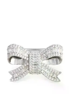 SELF-PORTRAIT Crystal-embellished Bow Brooch