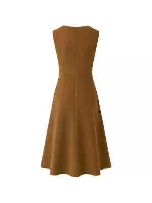 Max Mara Sleeveless A-line Midi Dress