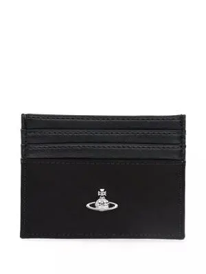 VIVIENNE WESTWOOD Orb-plaque Card Holder - Black