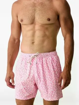 MC2 SAINT BARTH Lighting Floral-print Swim Shorts - Pink