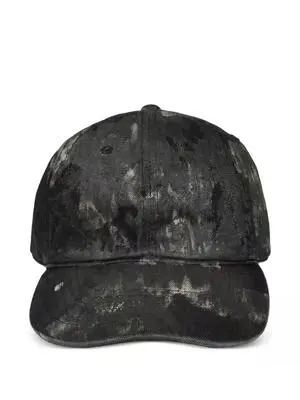 FILTH Waxed-effect Trucker Hat - Black