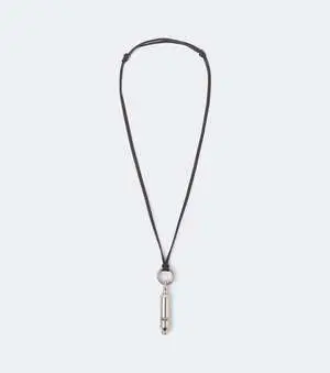 LEMAIRE Acme Leather Pendant Necklace