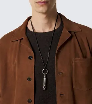 LEMAIRE Acme Leather Pendant Necklace