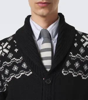 Thom Browne Fair Isle Intarsia Cashmere Cardigan