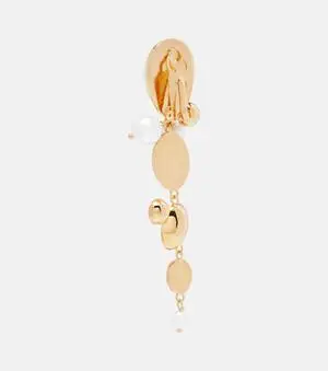 Oscar De La Renta Embellished Clip-on Earrings
