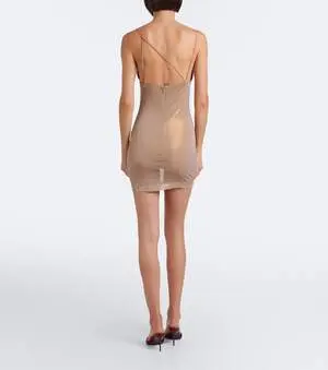 NENSI DOJAKA Sheer Tulle Minidress