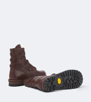 Our Legacy Tanker Leather Ankle Boots