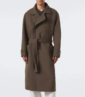 LEMAIRE Wool Wrap Coat