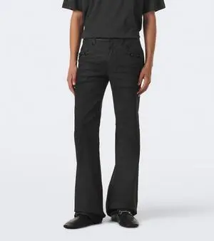 Gucci Horsebit Coated Flared Jeans