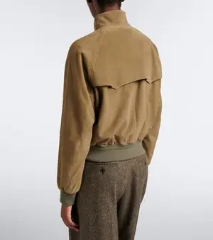 Ralph Lauren Suede Bomber Jacket